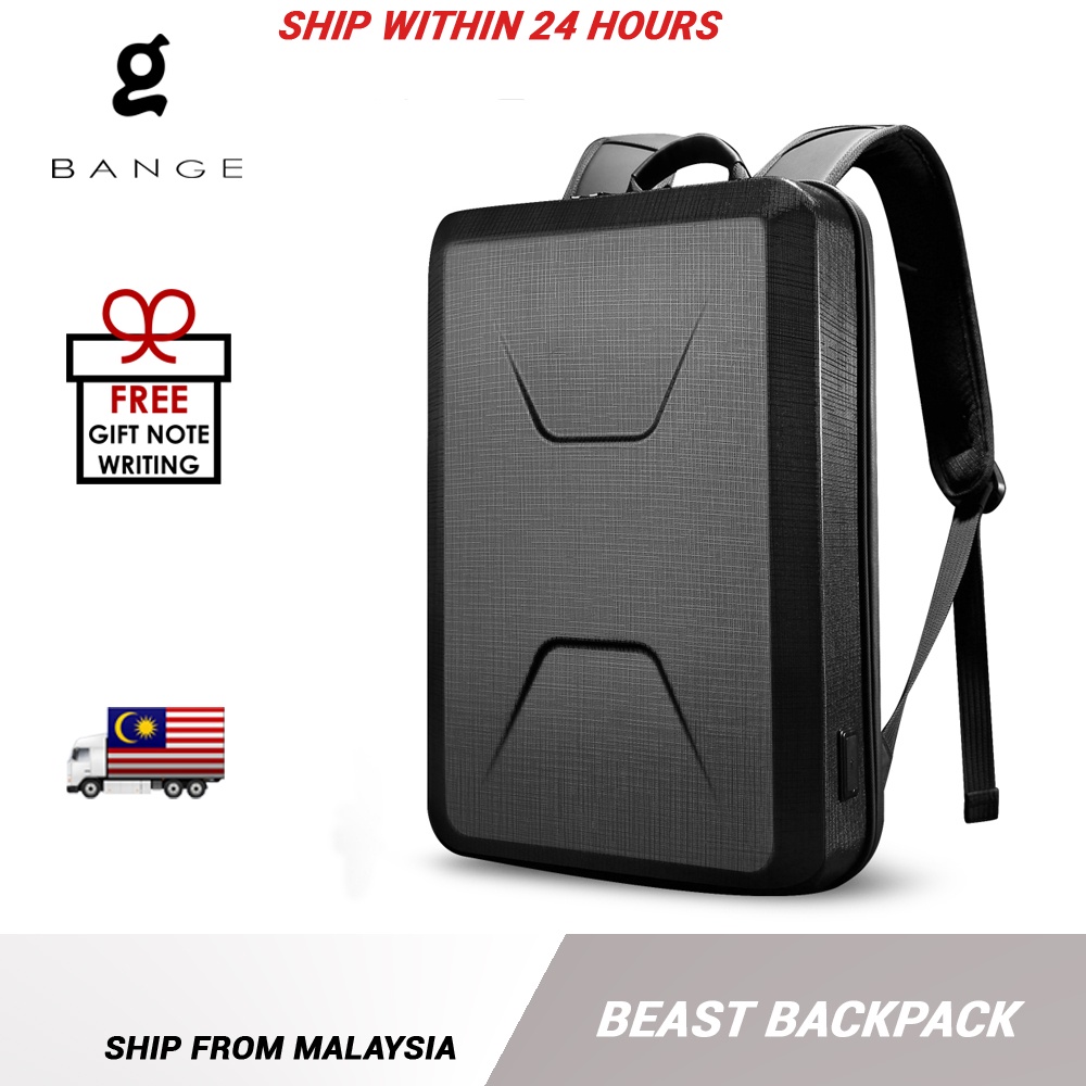 BANGE Beast TSA Lock Anti-Theft Laptop Backpack USB Charging Port (15.6 ...