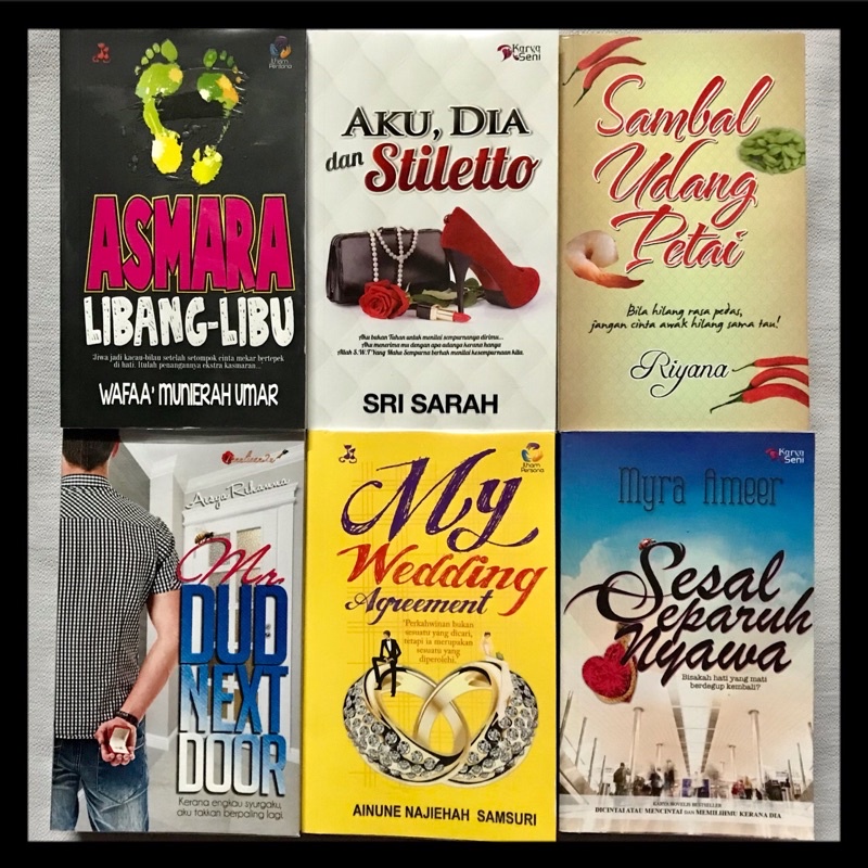 NOVEL MELAYU MR DUD NEXT DOOR AKU DIA & STILETTO SRI SARAH MYRA AMEER SESAL SEPARUH NYAWA SAMBAL ...