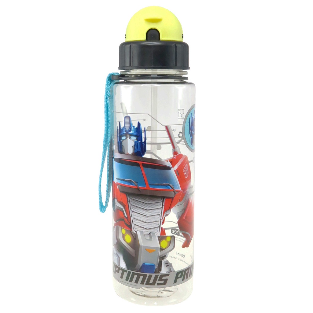 Transformers Optimus Prime Tritan Bottle With Straw (650ML) | Shopee ...