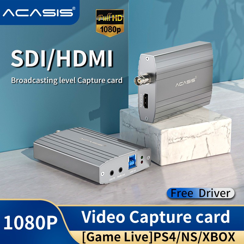 ACASIS USB3.0 SDI/HDMI 1080P 60FPS Video Capture Card HDMI To USB 3.0 ...