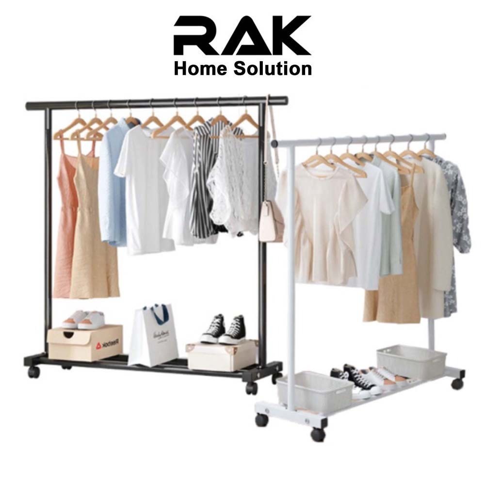 RAK Rak Balkoni Tiang Satu Rak Pakaian Penyangkut Kain Keluli Dan Rak ...