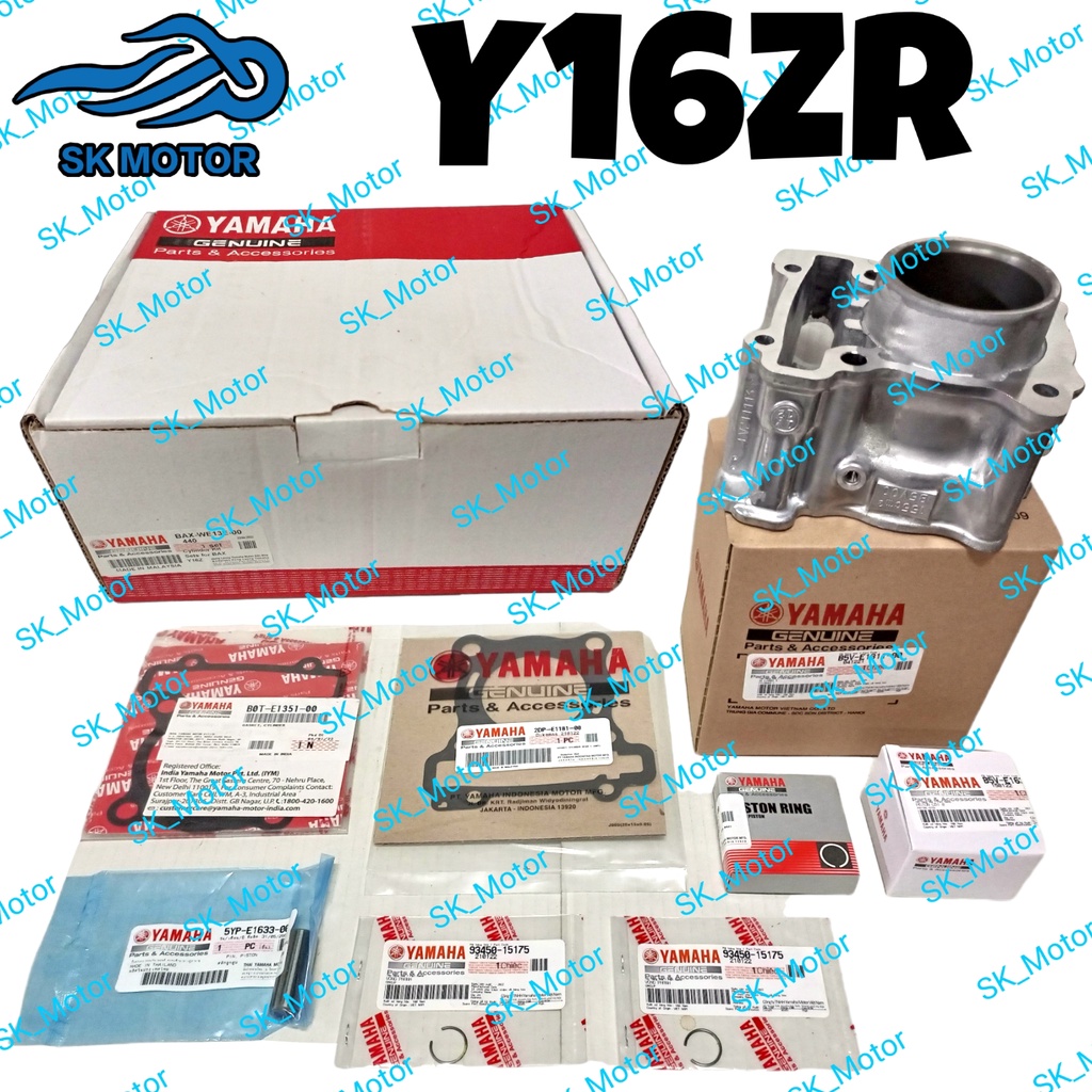 Yamaha Y16ZR Y16 Original Cylinder Block Full Set Cylinder Kit Piston ...