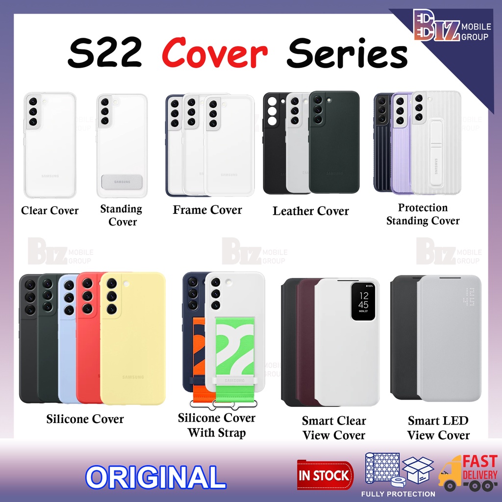Samsung Galaxy S22 Clear /Clear Standing/Frame /Leather/Silicone ...
