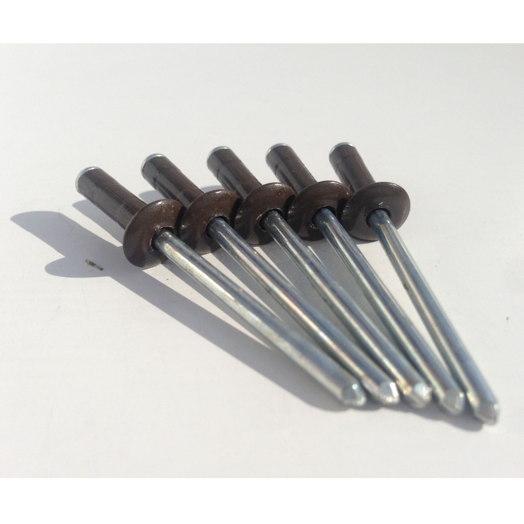 [40PCS/PACK] Medium Bronze(MB) Aluminium BLIND RIVET Black Paku Rivet ...