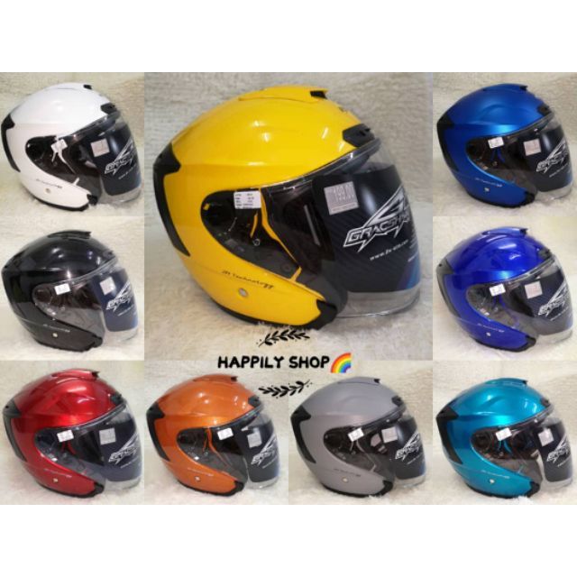 GRACSHAW G838 GAIZER HELMET | Shopee Malaysia