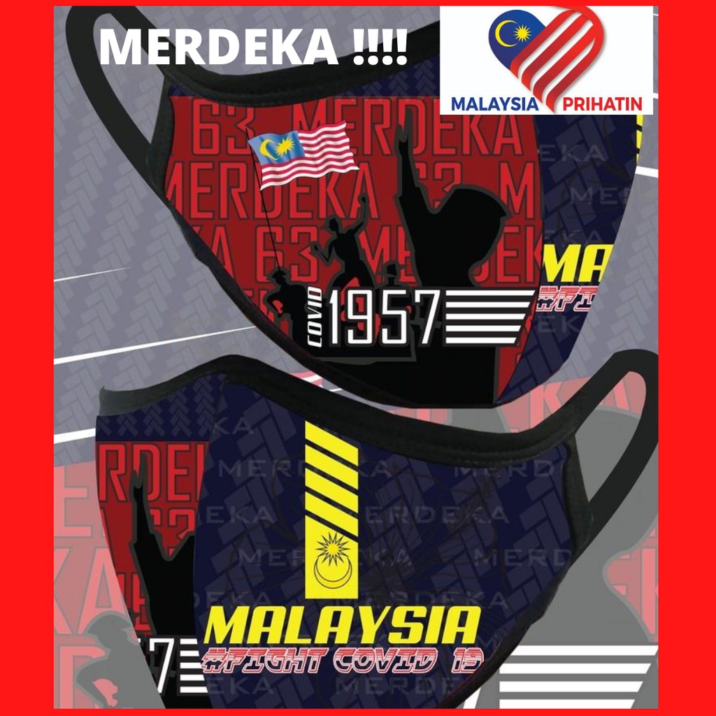 [Ready Stock]FACE MASK V3 MERDEKA 2020 Jom Sambut Merdeka..MERDEKA ...
