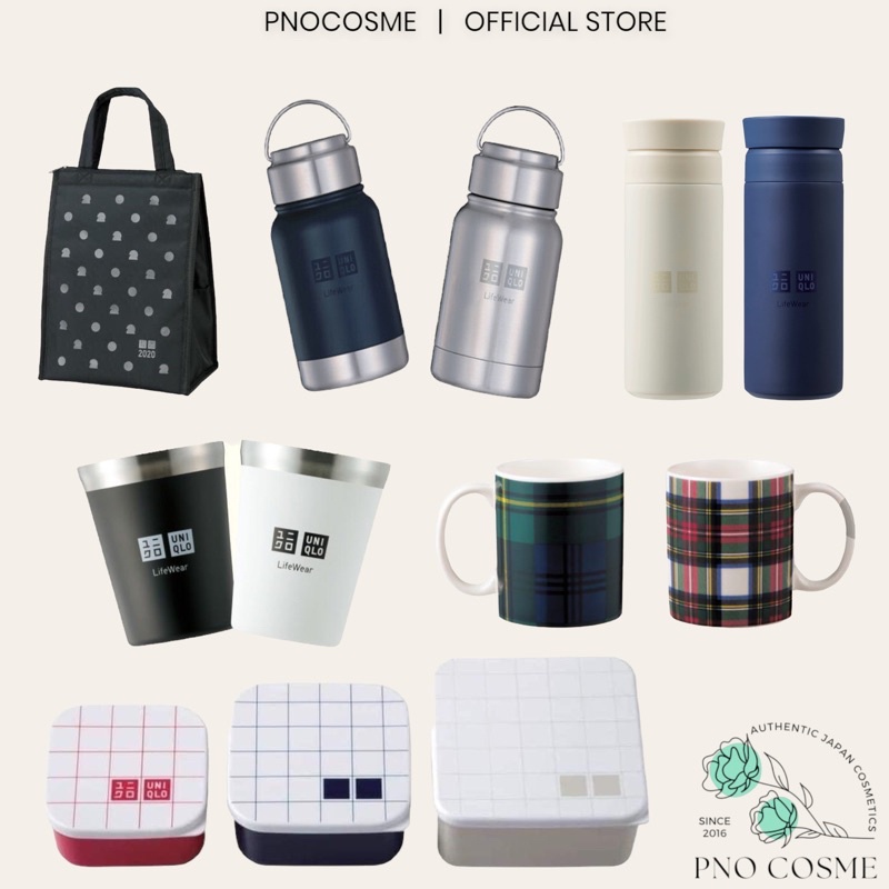 Uniqlo - Water bottles, tote bags, glasses (Gift from Uniqlo Japan ...