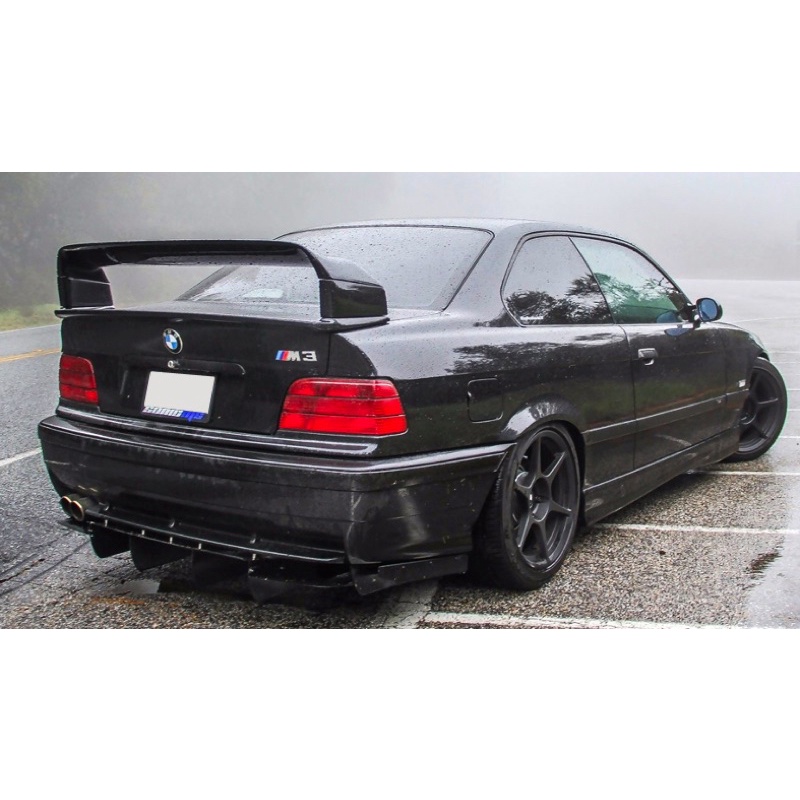 BMW E36 M3 GT LTW Coupe Single Double deck rear boot trunk ducktail lip ...