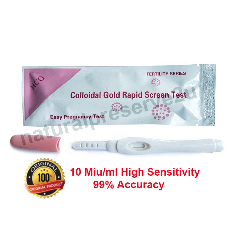 HCG 50pcs Urine Pregnancy Test Strip UPT 10mIU High Sensitivity ...