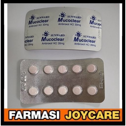 Sunward Mucoclear Tablet 10's [EXP: November 2027] Ambroxol For Cough ...
