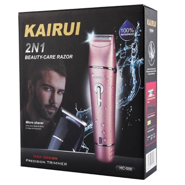 Kairui Razor Micro Cordless Rechargeable Waterproof Washable Shaver Trimmer Hair Clipper HC-001 ...