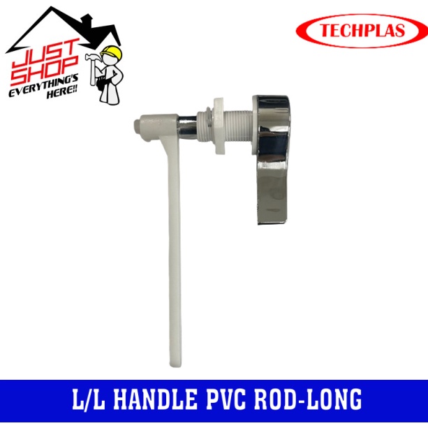 TECHPLAS Low Level Cistern Plastic / Metal Flush Handle / Toilet ...