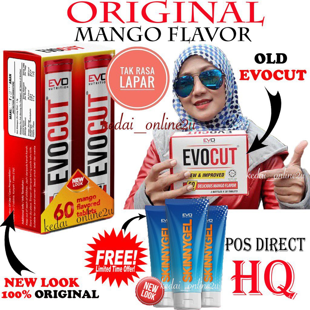2 BOTOLEVOCUT ORIGINAL With Code & Serial Number | Fat Burner | Ubat ...