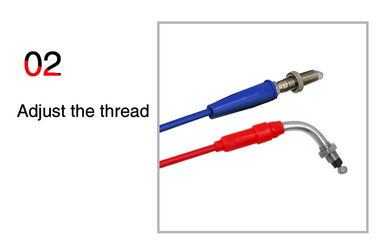 [6 Colors To Choose] Motorcycle Universal 110 cm Throttle Cable Custom ...