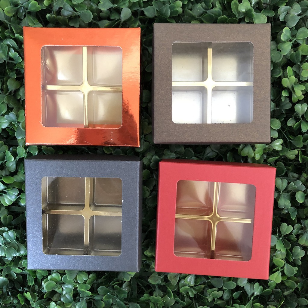 Chocolate Box 4 in 1 Kotak KOKO / COCO Valentine 巧克力盒子 四粒装 | Shopee ...