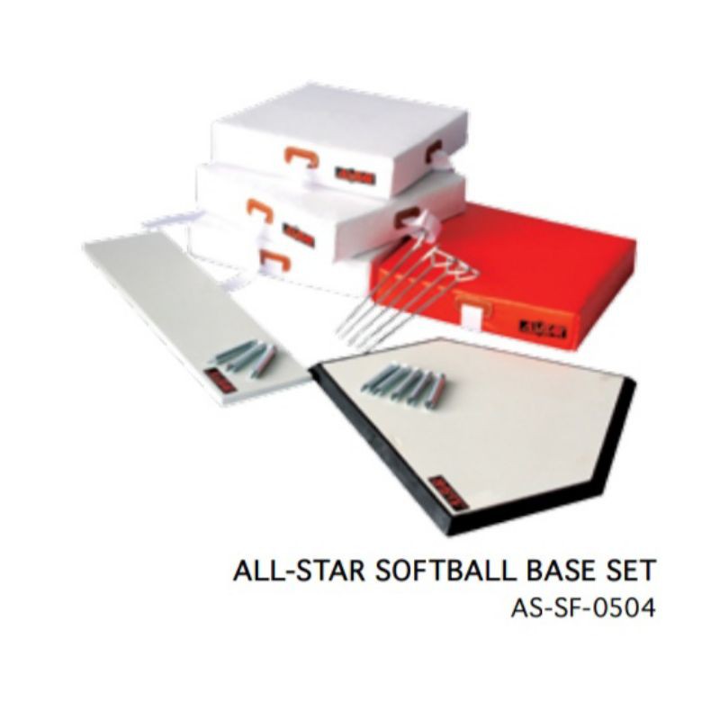 💯 ORIGINAL NAIGAI SOFTBALL BASE SET SLIDE BASE HOME PLATE FOAM BASE ...