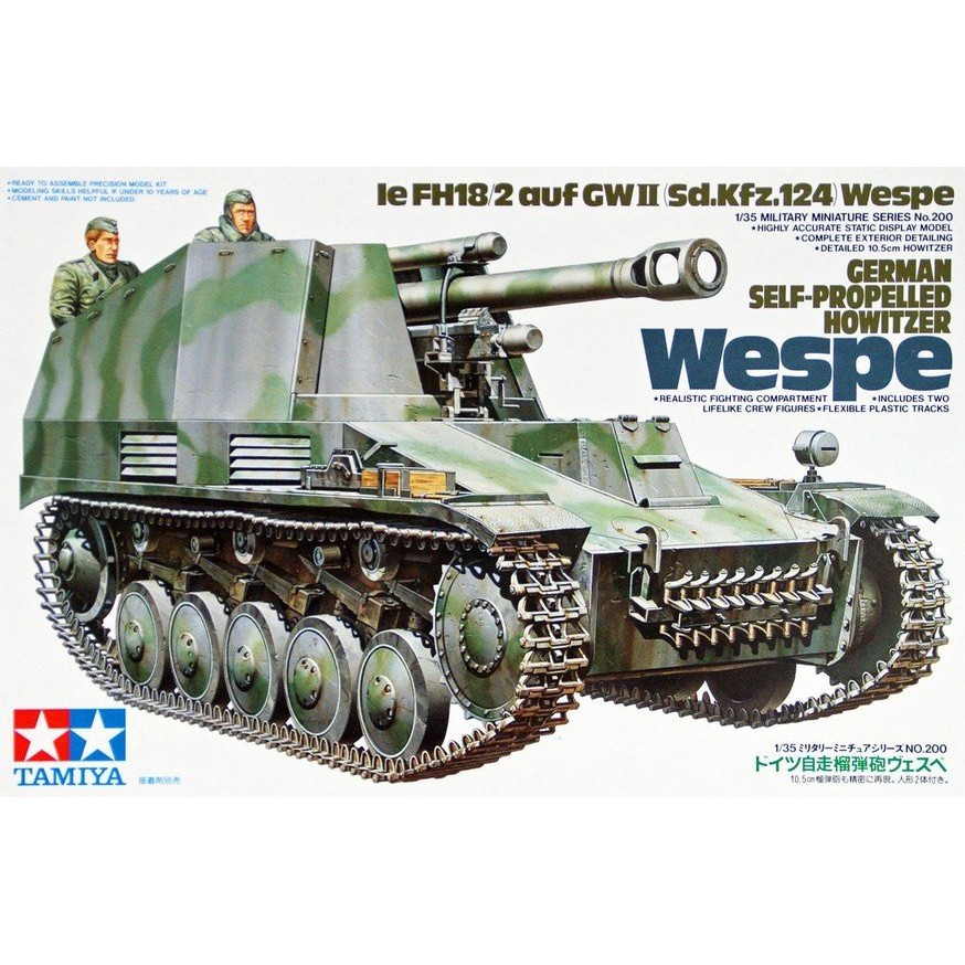 Tamiya German Self-Propelled Howitzer Wespe | Shopee Malaysia