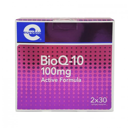 Eurobio BioQ-10 100mg Active Formula 2X30 Softgels Capsule (EXP: 7/2023 ...