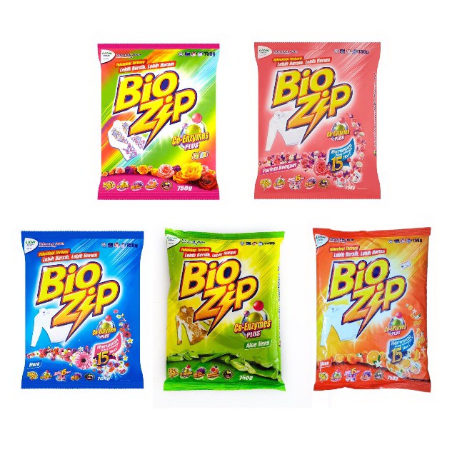 BIO ZIP DETERGENT POWDER 750G | Shopee Malaysia