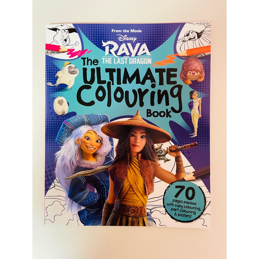 Book - Raya and The Last Dragon The Ultimate Colouring Book | Shopee ...