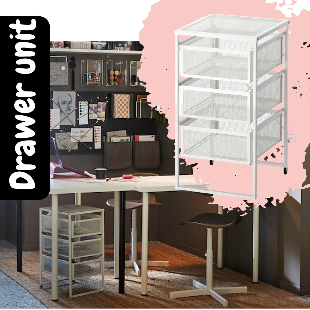 Ike@ Drawer Unit, Multipurpose Rack / Drawer Unit / Rack / Rak | Shopee ...