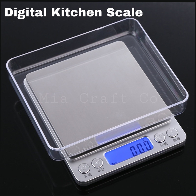 Mini Electronic Weight Scale (English Sub) 0.01g 0.1g 500g 3000g High ...