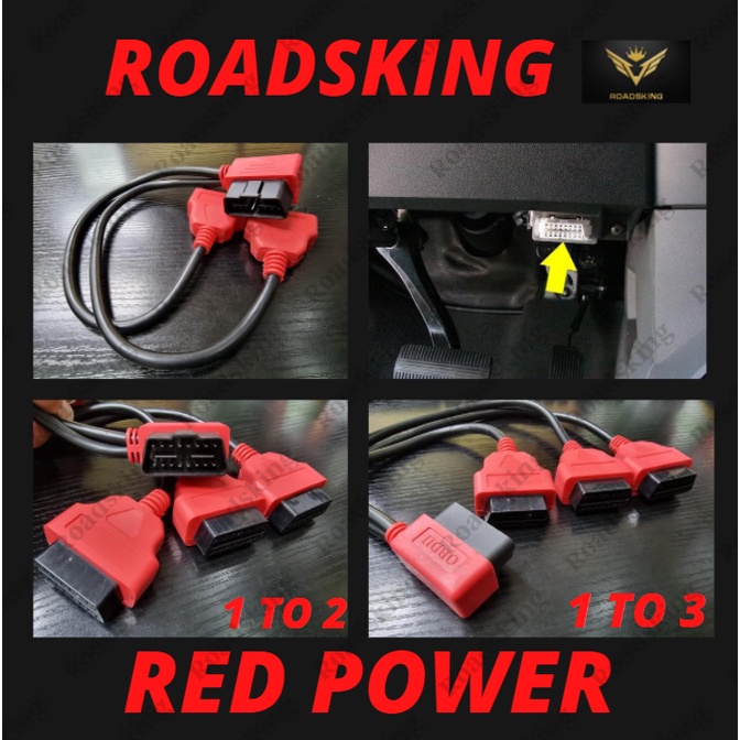 GREDDY DEFI LUFI MAGICIAN OBD2 OBD EXTEND SOCKET 1 TO 2 / 1 TO 3 16 PIN ...