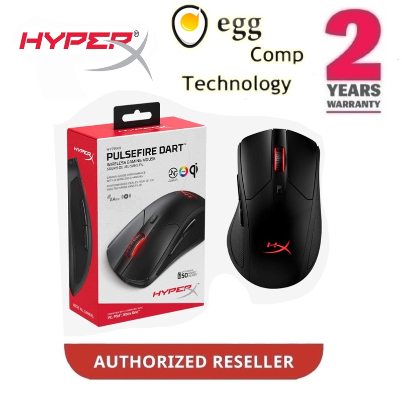 Hyperx Pulsefire Dart Wireless Gaming Mouse [ 4p5q4aa ] Shopee Malaysia