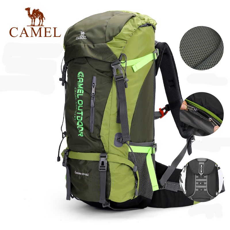 CAMEL outdoor 65L large-capacity carrying system travel camping ...