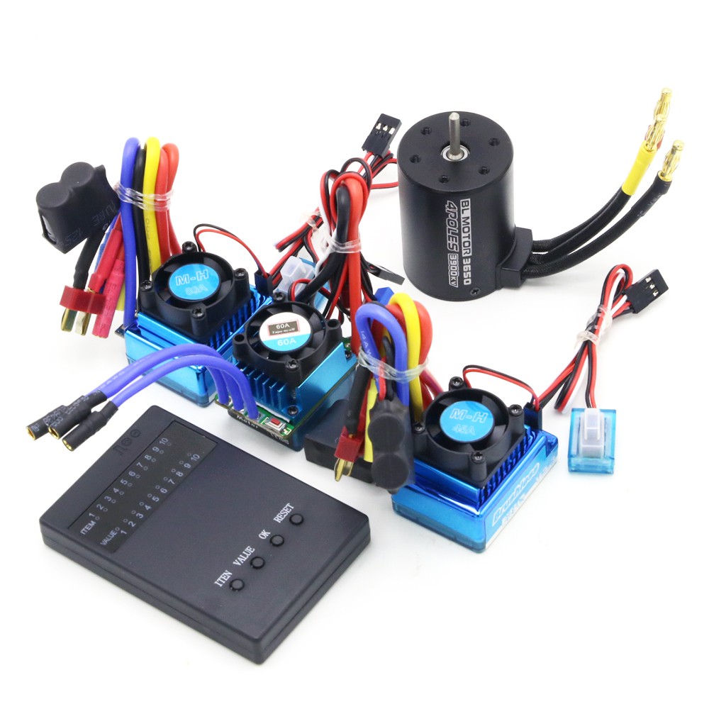 Waterproof 45A 80A 120A Brushless ESC +motor+Programming card Dust ...