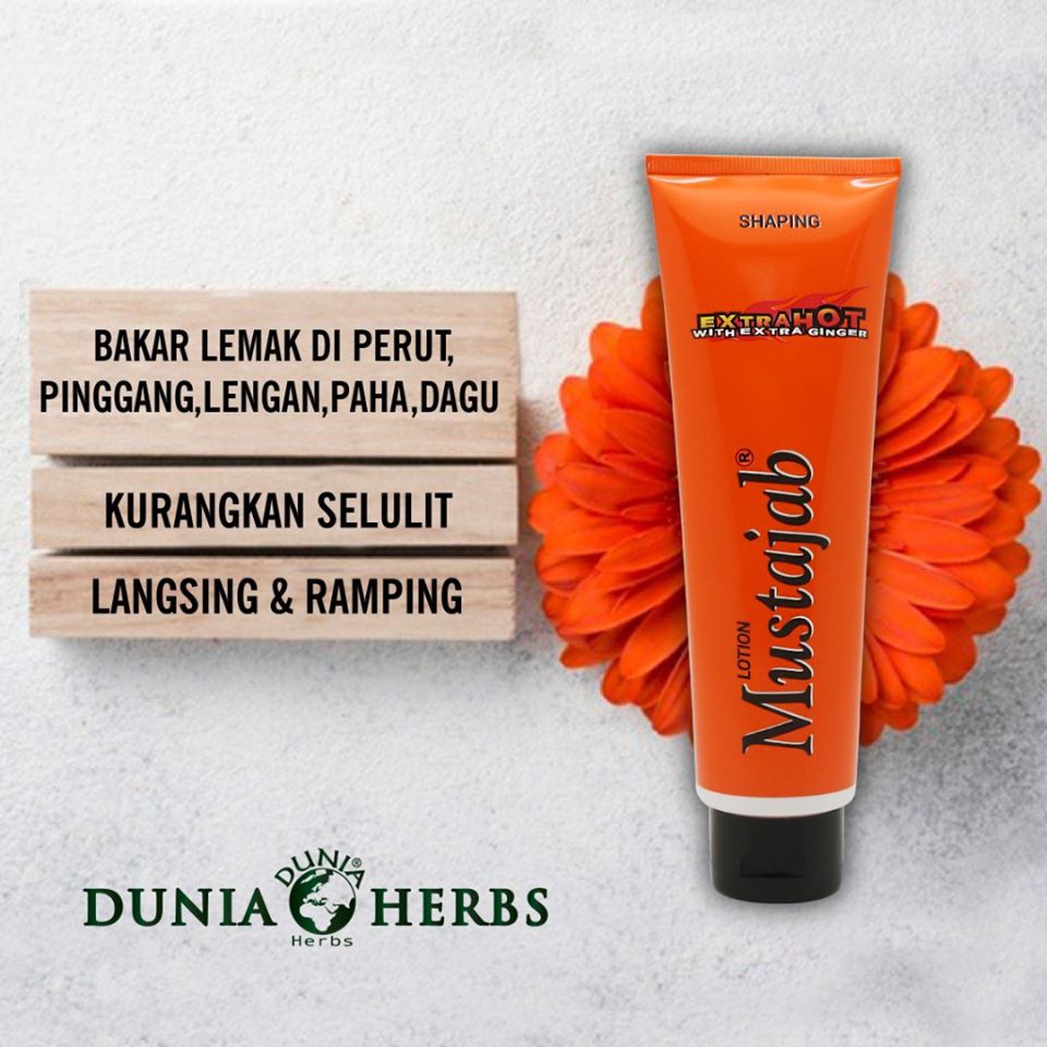 Losyen Mustajab Dunia Herbs 130ml (Limau Halia/Pati Halia/Extra Hot ...