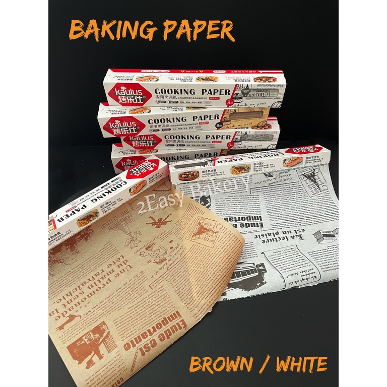 8M Parchment Baking Paper Food Grade Non Stick Paper Bread Sandwich ...