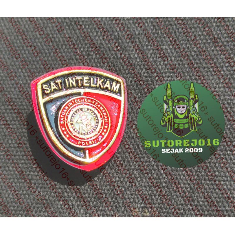 Pin sat intelkam satintelkam polri Police wayang Police | Shopee Malaysia