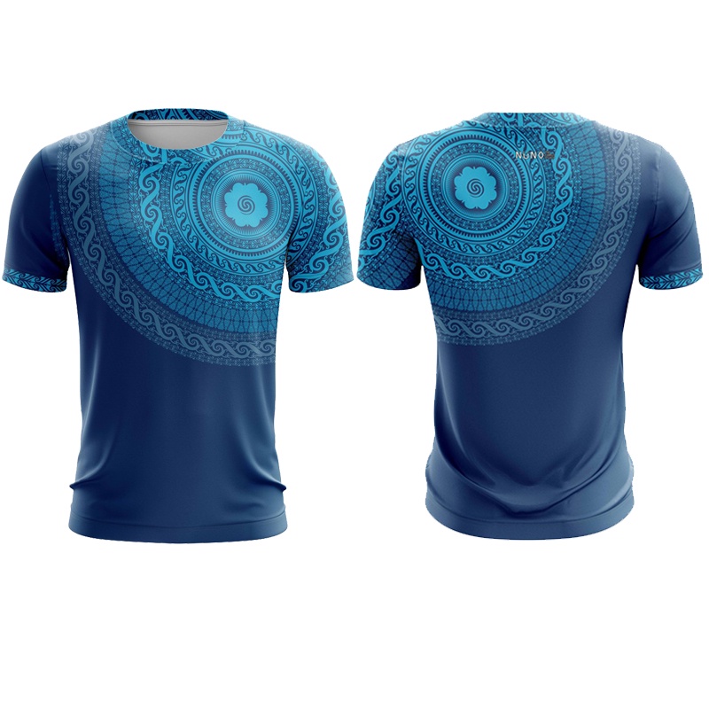 S0032 - MIXED MOTIF BLUE (SUBLIMATION T-SHIRT) | Shopee Malaysia