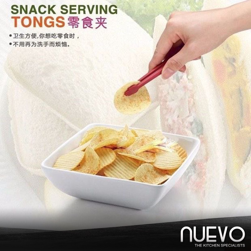 Small hand food tongs potato chip tongs not dirty hand snack tongs ...