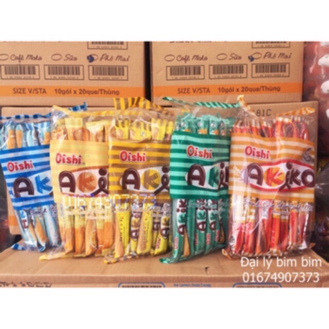 Akiko snack sticks 160g (8gx20 packs) | Shopee Malaysia