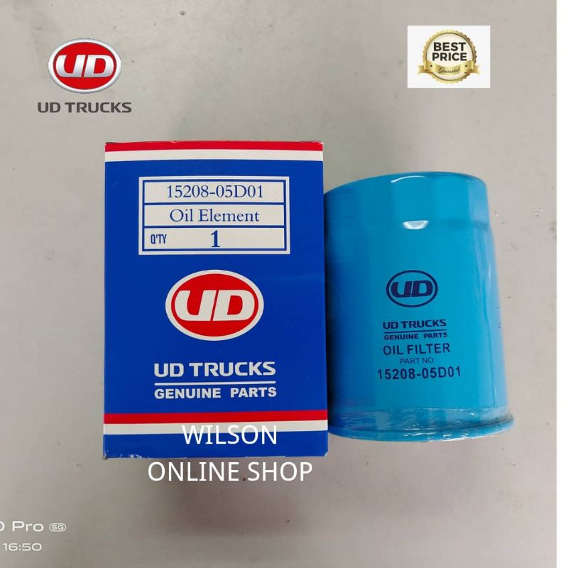 UD Japan Nissan Yu41 Engine TD42 Oil filter 15208-05D01 | Shopee Malaysia
