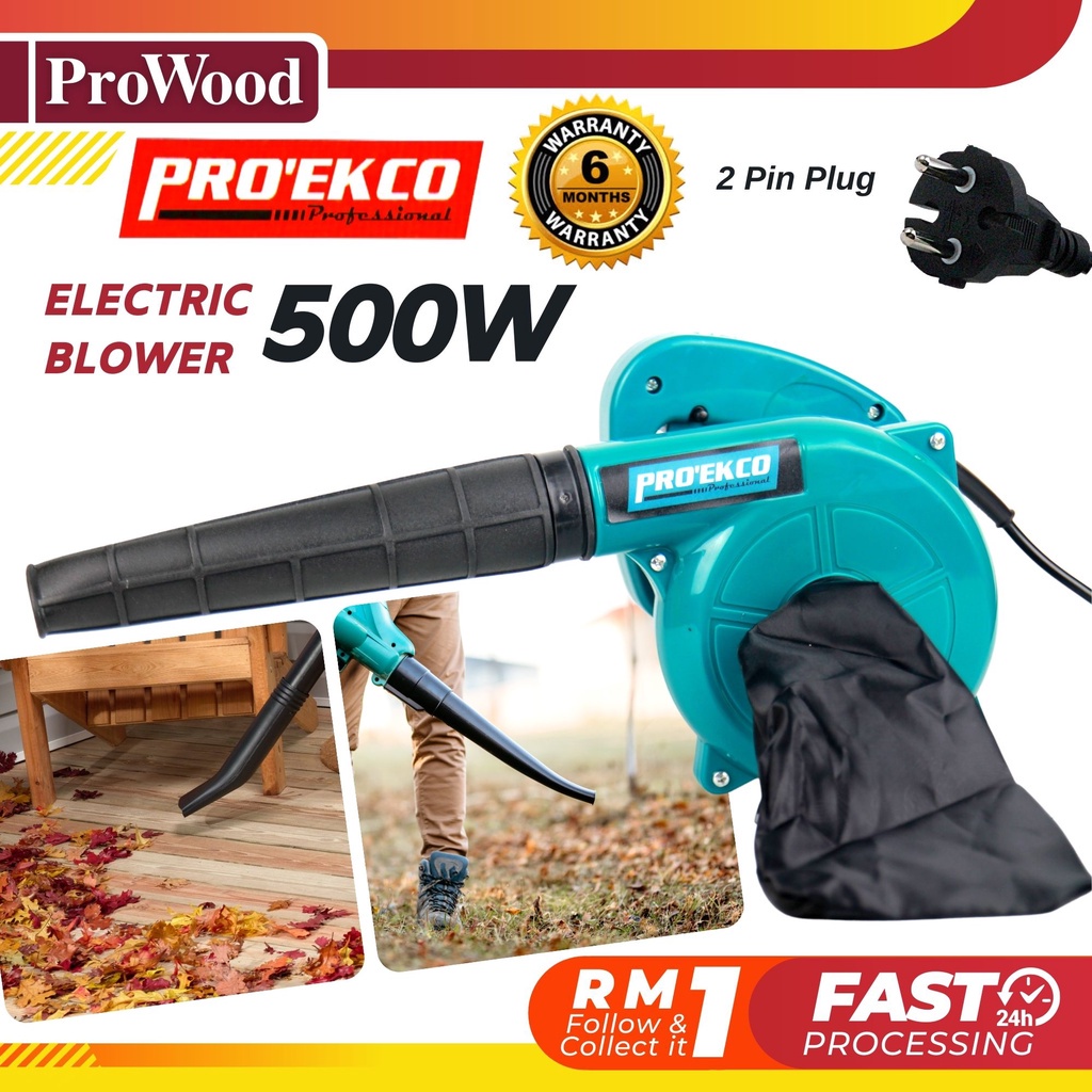 PRO'EKCO EK-EB500 Multifunctional Electric Handheld Air Blower Car Dust ...