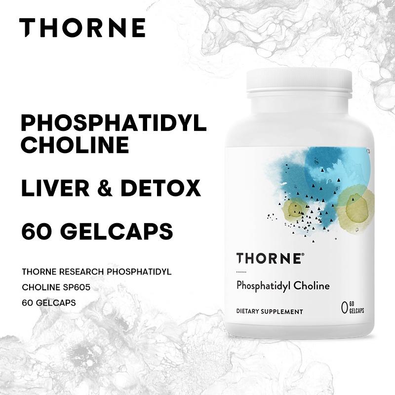 Thorne Research Phosphatidyl Choline 60 Gel Capsules (BBE: 09/2022 ...