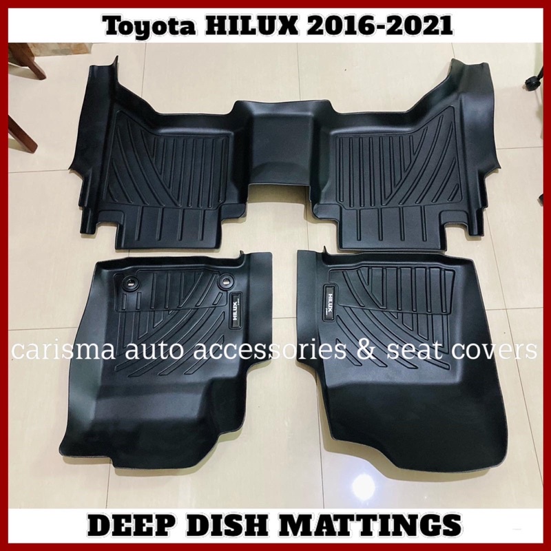 TOYOTA HILUX REVO/CONQUEST DEEP DISH MATTING 2016-2022 (hilux ...