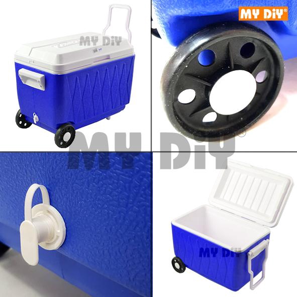 MYDIYSDNBHD - Thailand Housemate Cooler Box 40L With 2 Pulling Wheel ...