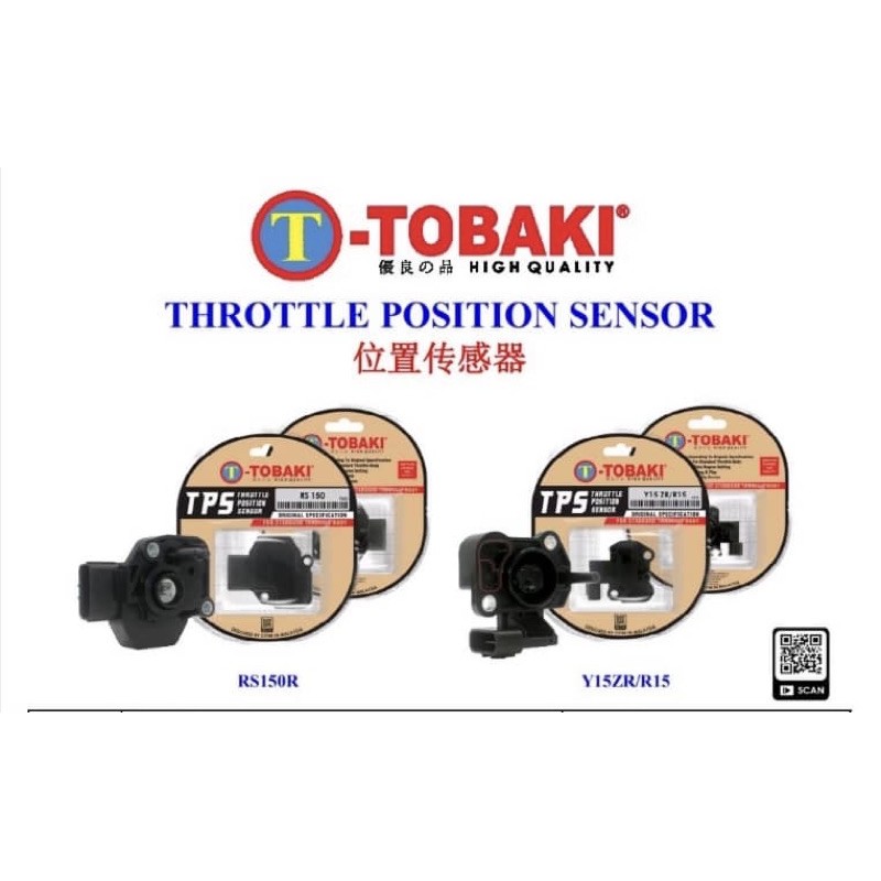 TOBAKI TPS Throttle Position Sensor (STANDARD) RS150 Y15 PCX150 SYM ...
