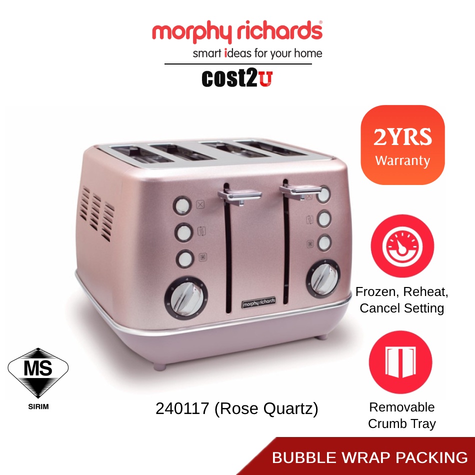 [2 Years Warranty] Local Malaysia Premium 4 Slice Bread Toaster ...