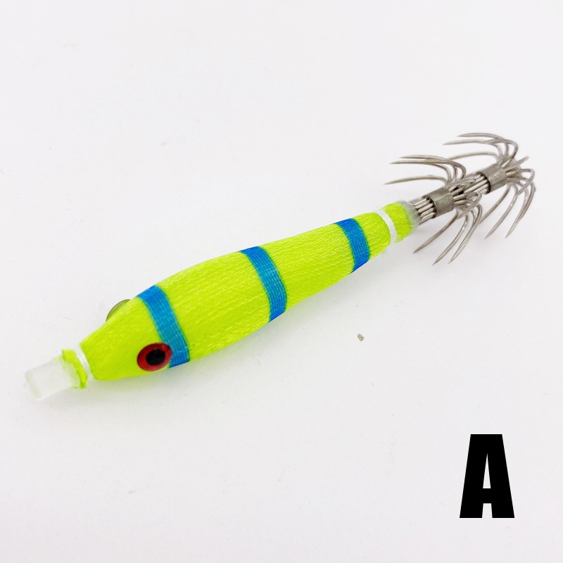 Anh A12 4g 7cm Luminous Squid Jig Candat Sotong Mabang Grow in Dark Fishing EGi Lures | Shopee ...