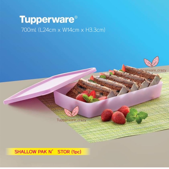 🔥Tupperware Shallow Pak N’ Stor - 1pc🔥 | Shopee Malaysia