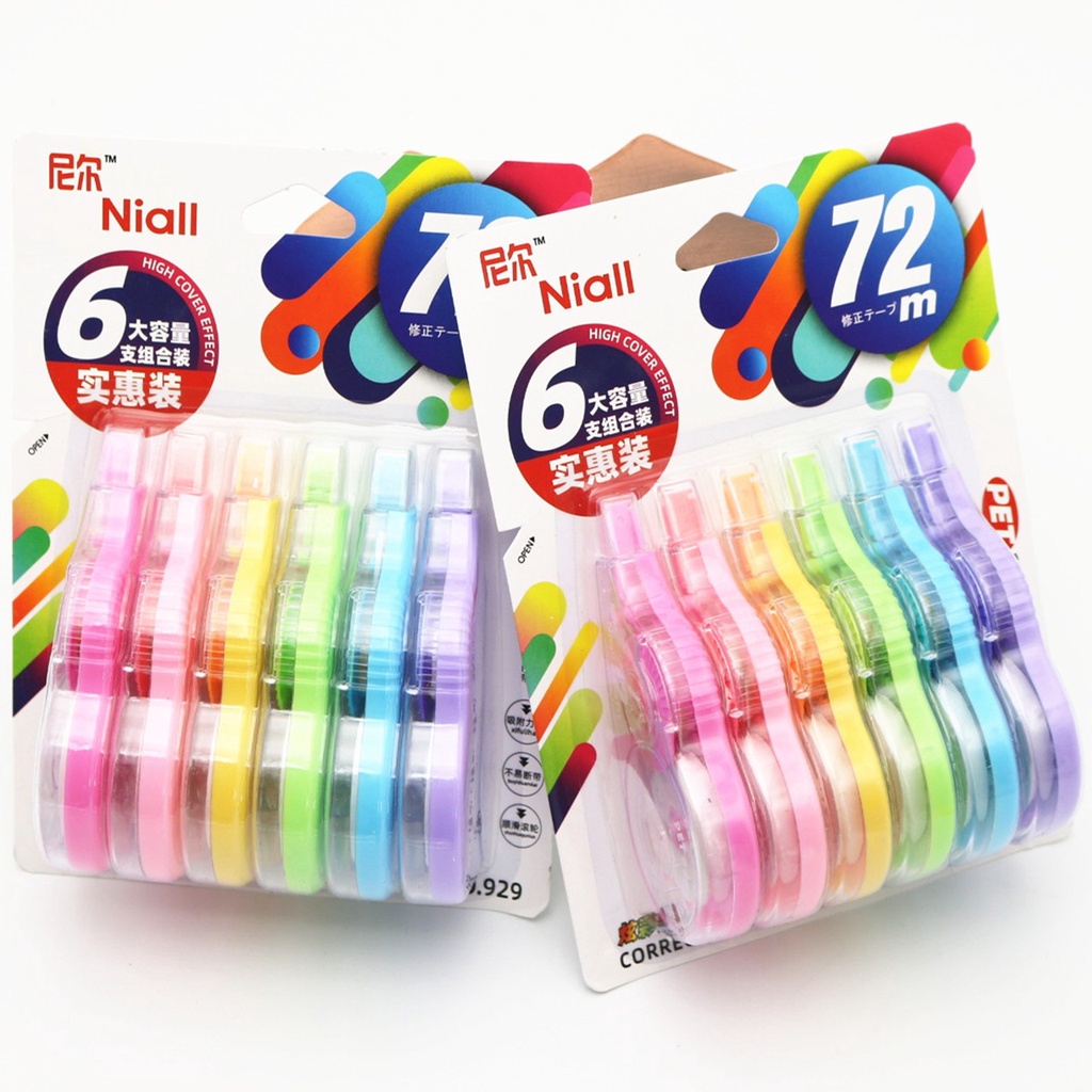 5 PCS 30m Correction Tape 150m / 6 PCS 12m Correction Tape 72m/12m ...