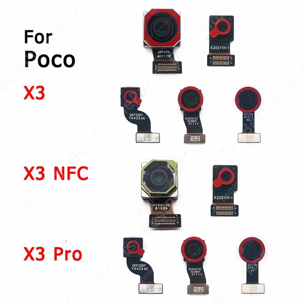 Front Rear Camera For Xiaomi Mi Poco X3 Pro NFC Orig Facing Frontal ...