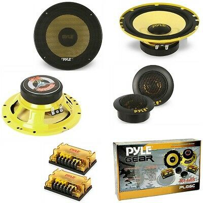 (Stock Clearance) USA PYLE PLG6C 6.5" 2Way Custom Component Speaker System (400 Watt) | Shopee ...