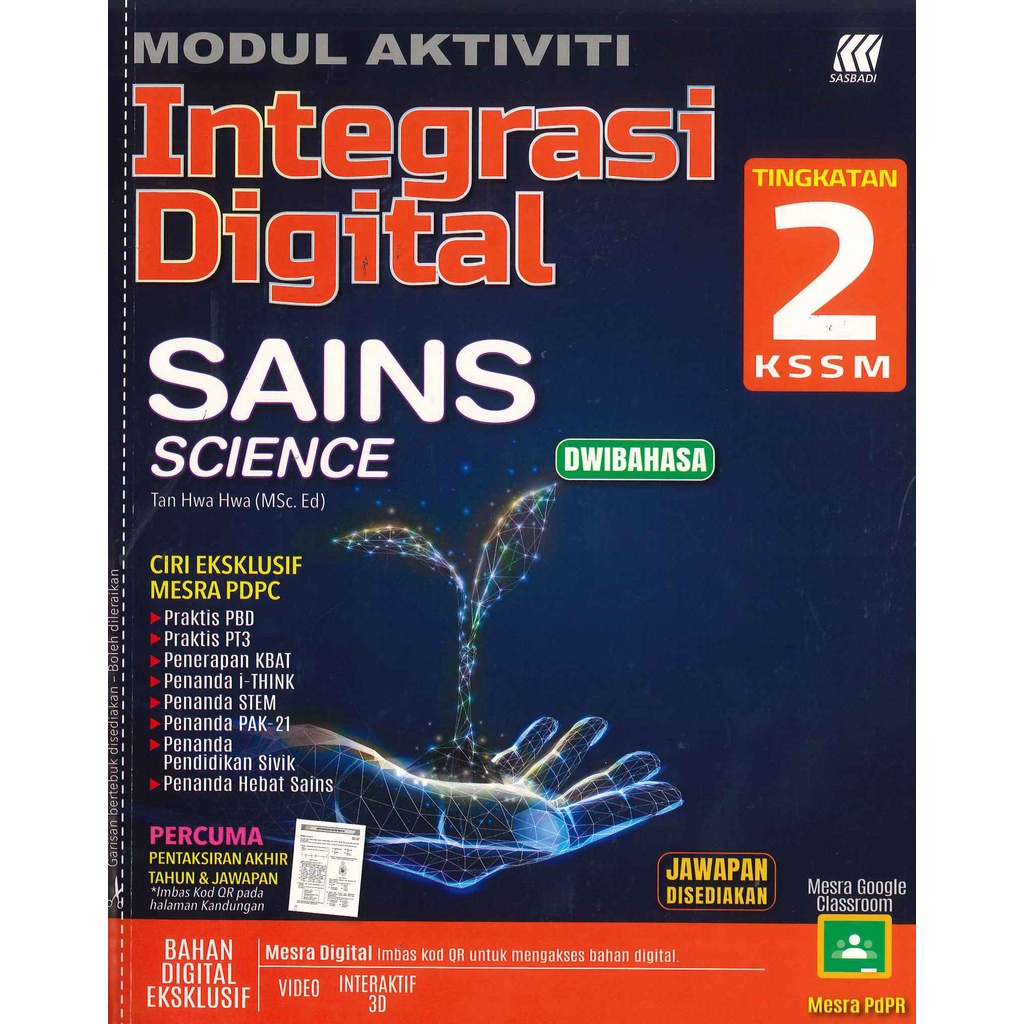 SASBADI MODUL AKTIVITI INTEGRASI DIGITAL SAINS / SCIENCE TINGKATAN 2 ...