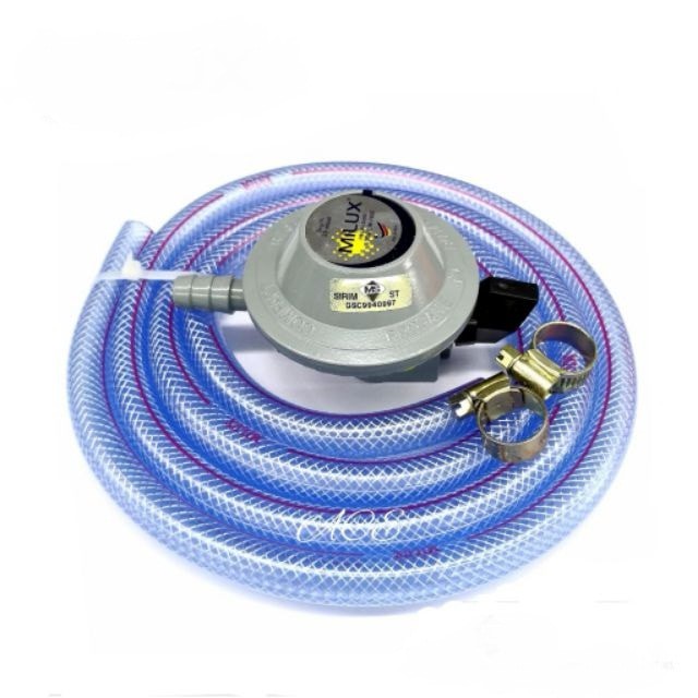 LPG Low Pressure Gas Regulator & Hose Set / Kepala gas pipe set ...